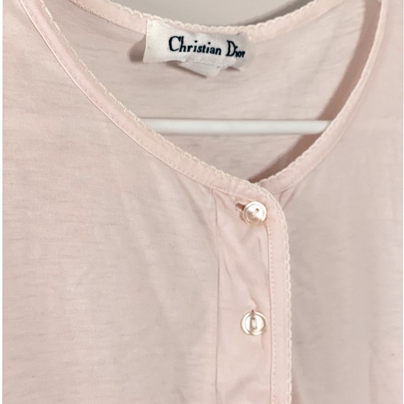 Dior | Intimates & Sleepwear | Christian Dior Vintage Baby Pink Cotton ...